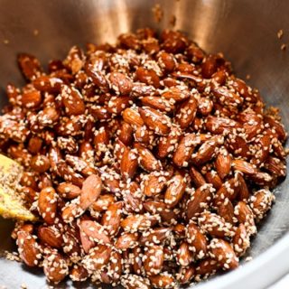 Maple Sesame Almonds - Kath Eats Real Food