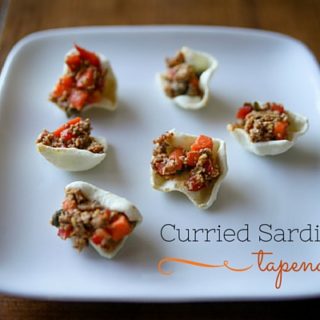 Curried Sardine Tapenade & Chips - Kath Eats Real Food