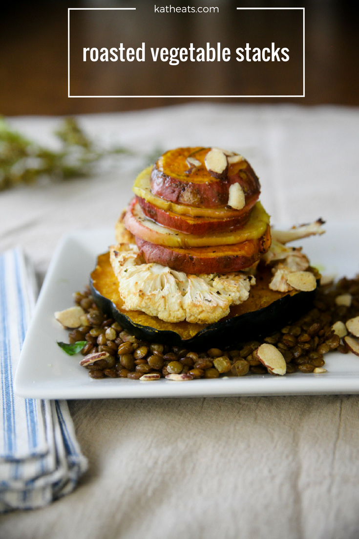 Roasted Vegetable Stacks • Kath Eats