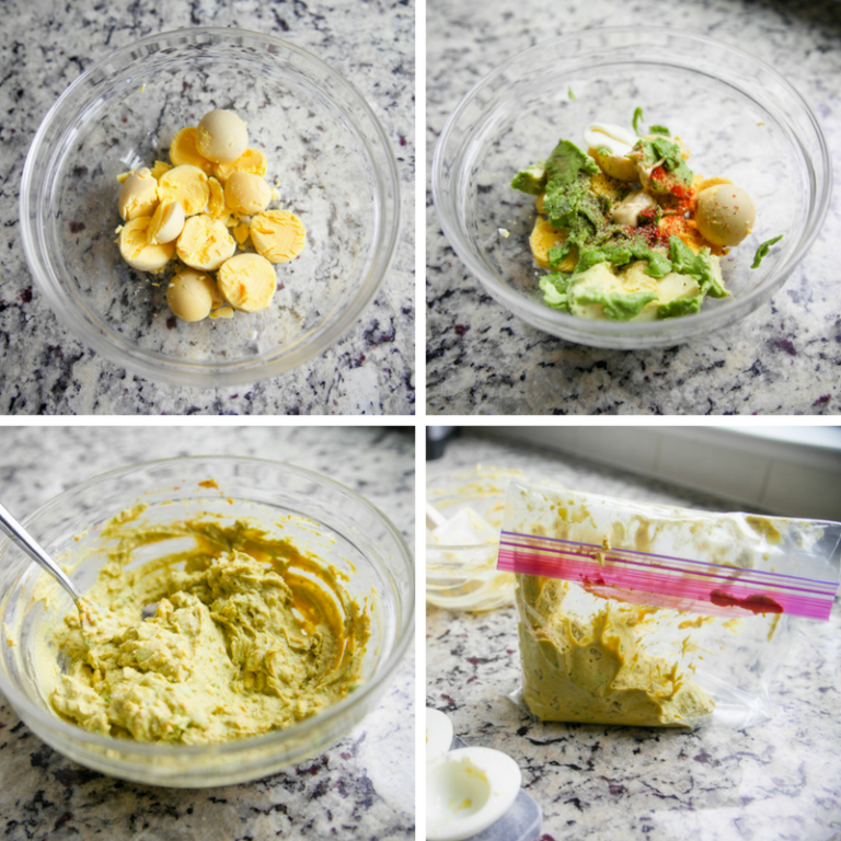 Green (Deviled) Eggs & Ham • Kath Eats