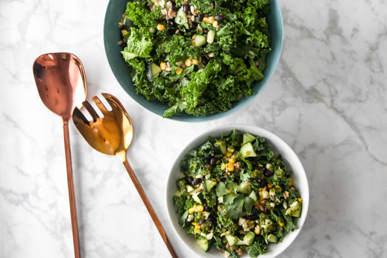 Prep Day Kale Salad • Kath Eats