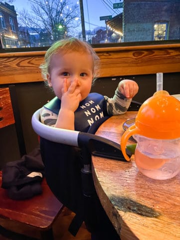 Dozen Tips For Taking a Baby To a Restaurant & Enjoying It