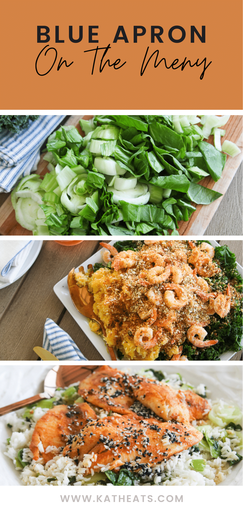 Blue Apron On The Menu • Kath Eats