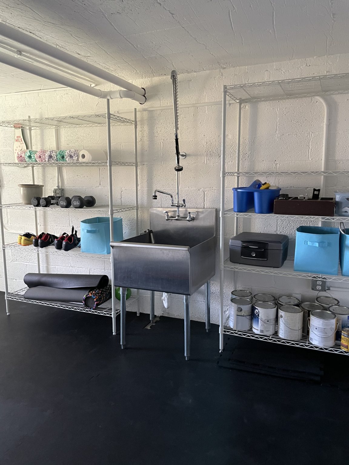 Our Basement Fitness Room Reveal - Kath Eats Real Food