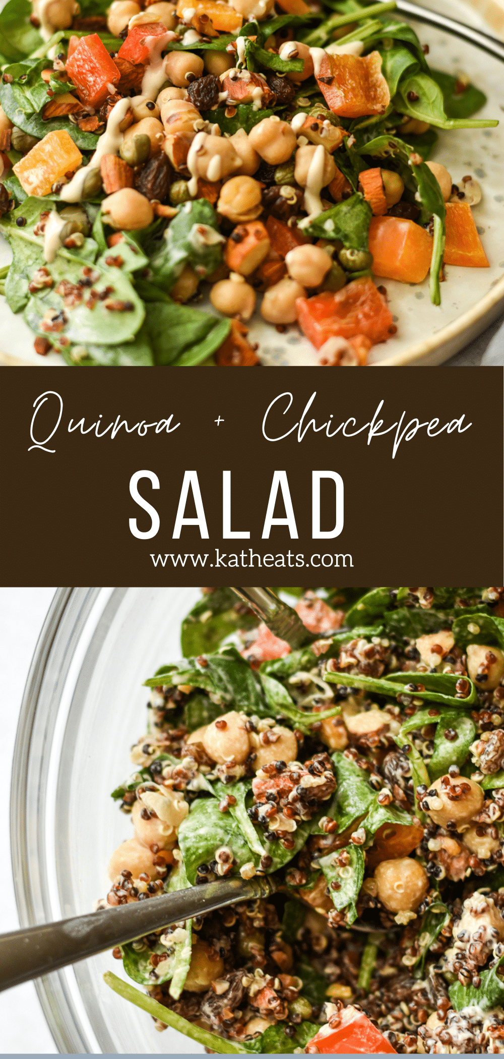 Moroccan Salad with Tahini Dressing • Kath Eats