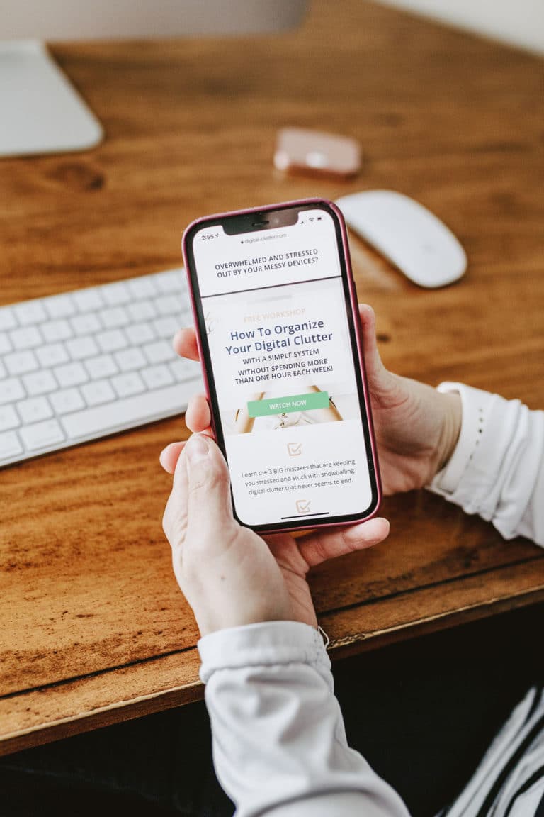 How To Organize Your Phone (3 Easy Steps!) • Kath Eats
