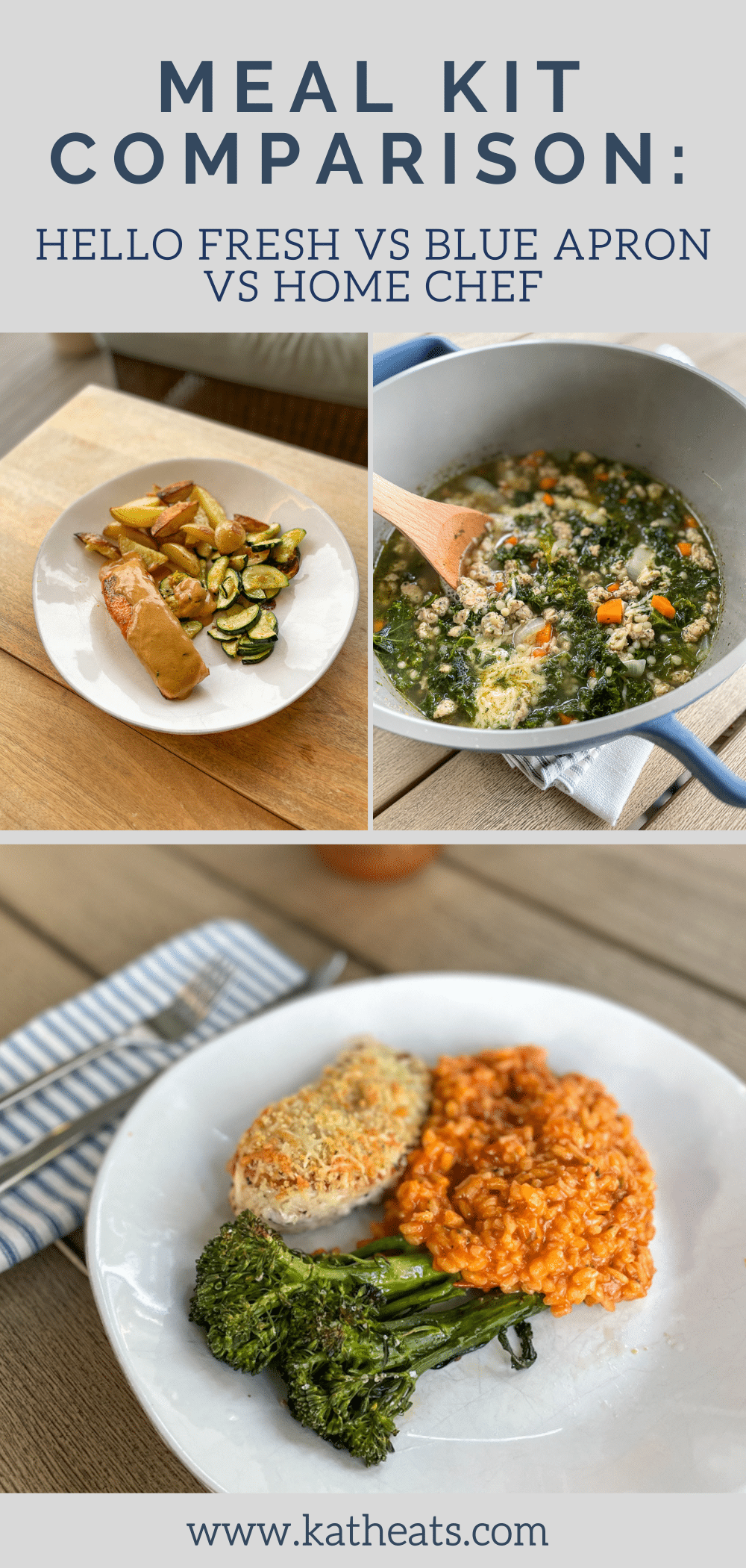 Hello Fresh vs Blue Apron vs Home Chef Review • Kath Eats