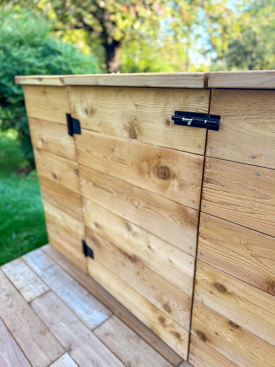 Hidden Trash Can Storage • Kath Eats
