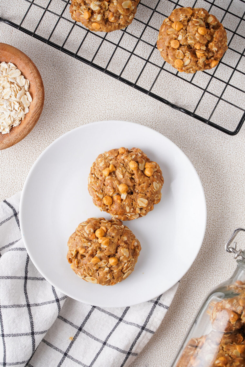 Butterscotch Oatmeal Cookies Recipe • Kath Eats